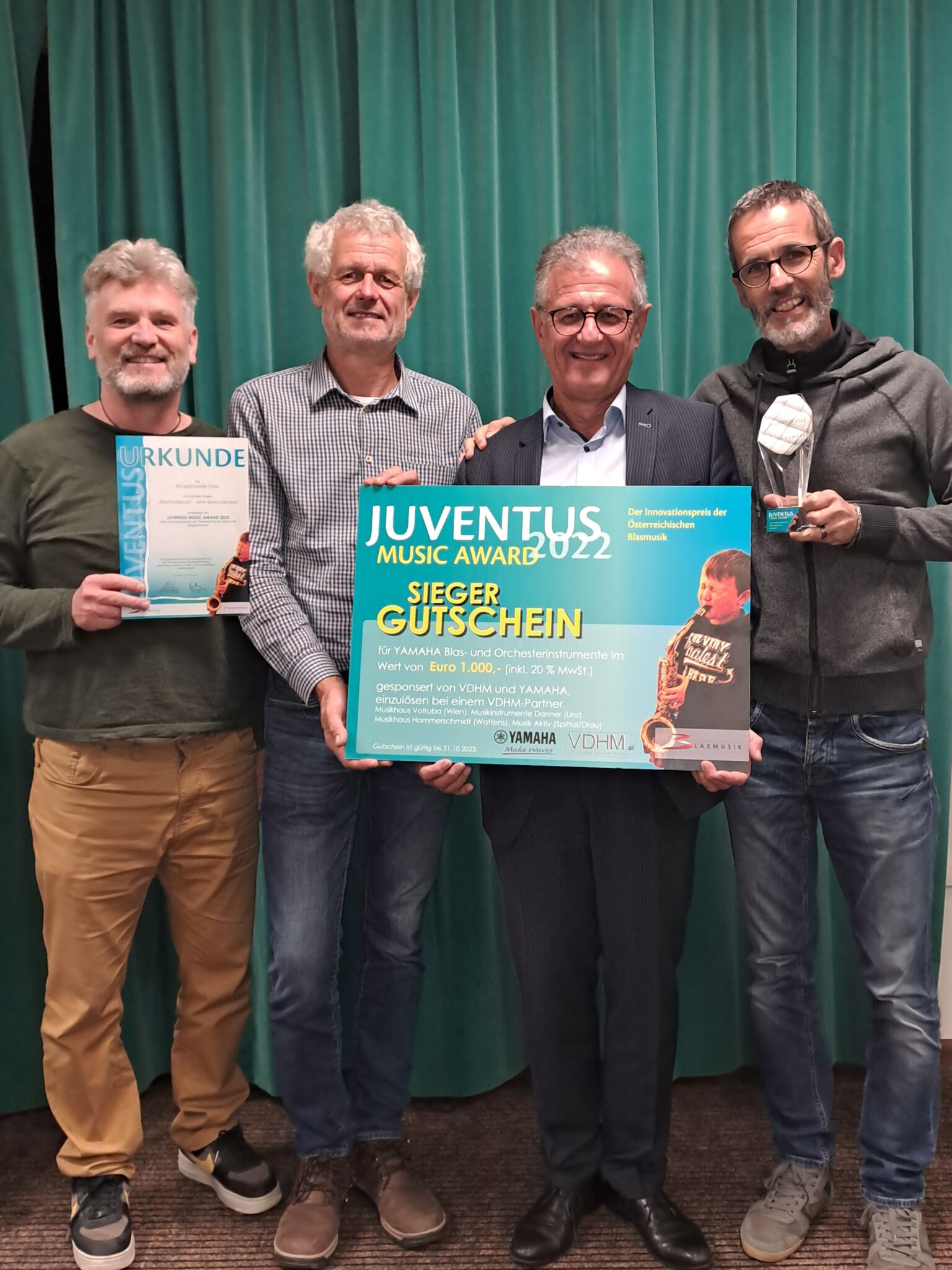 Bürgerkapelle Gries gewinnt erneut den Juventus Music Award – Südtirol News